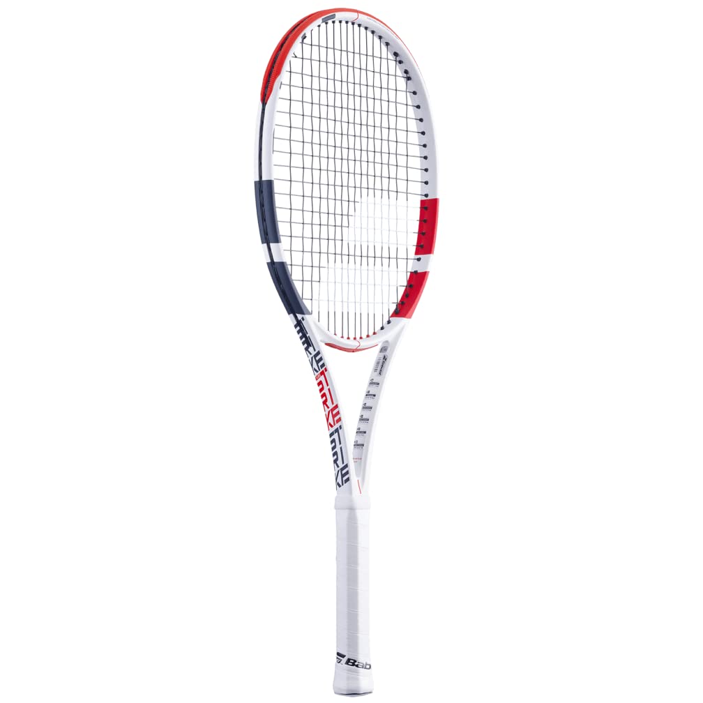 Babolat Pure Strike Tour Tennis Racquet Racquet - Strung with 16g White Babolat Syn Gut at Mid-Range Tension (4 1/4" Grip)