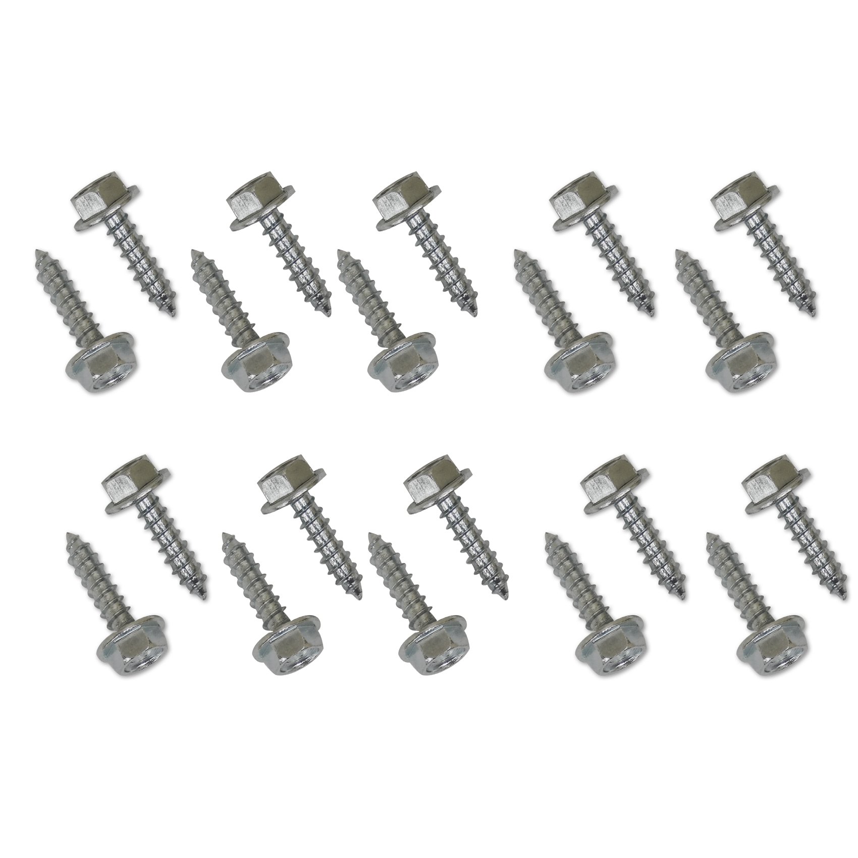 SNAP-LOC E Track Screws for Wood, E Track Fastener Set, Industrial-Strength Heavy Duty Zinc Plated Screws, 1/4"x1" Lag Screws, 7/16” Hexagon Socket Head, 20 Pcs