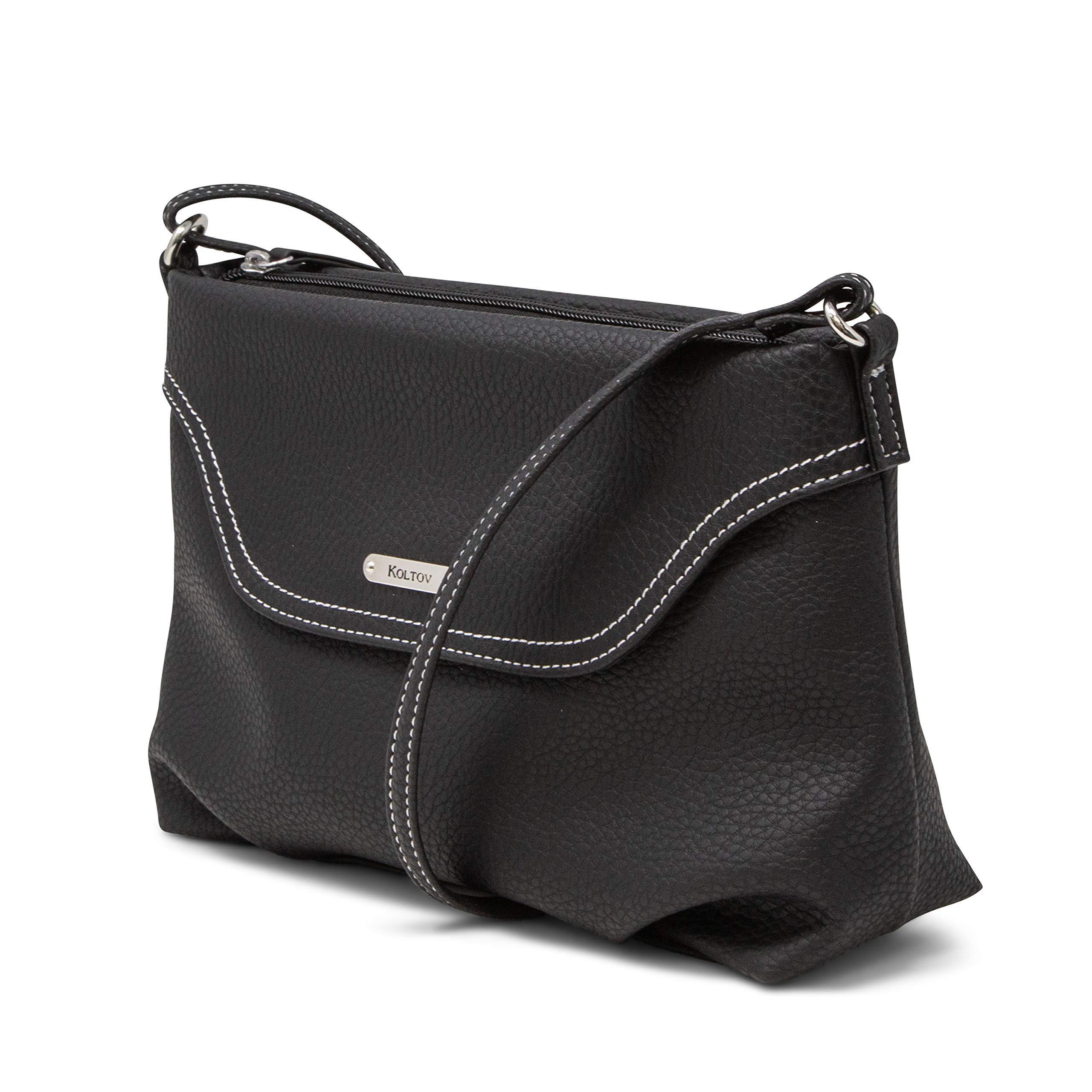 Koltov Ruby Crossbody, White/Hazelnut