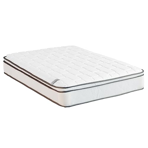Greaton, 10-Inch Meduim Plush Eurotop Pillowtop Innerspring Mattress, Queen