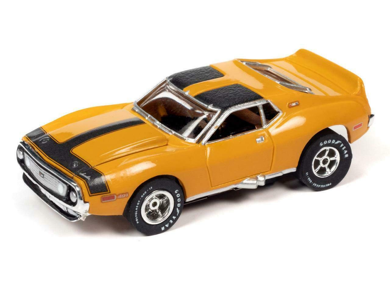 Auto World SC354-3O Xtraction 1971 AMC Javelin HO Scale Slot Car - Orange