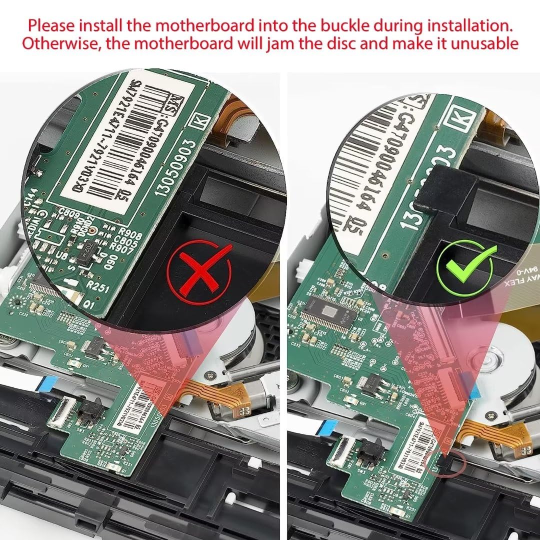JEM&JULES Blu-Ray Disk Drive Replacement Lite-On DG-6M1S Laser for Xbox One DG-6M1S-01B DG-6M1S 6M2S B150