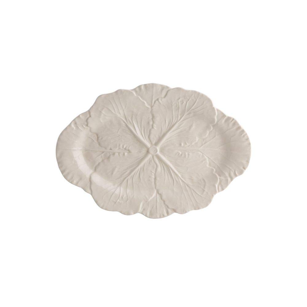 Bordallo Pinheiro Cabbage Oval Platter Size: 1.38" H x 14.76" W x 10.24" D