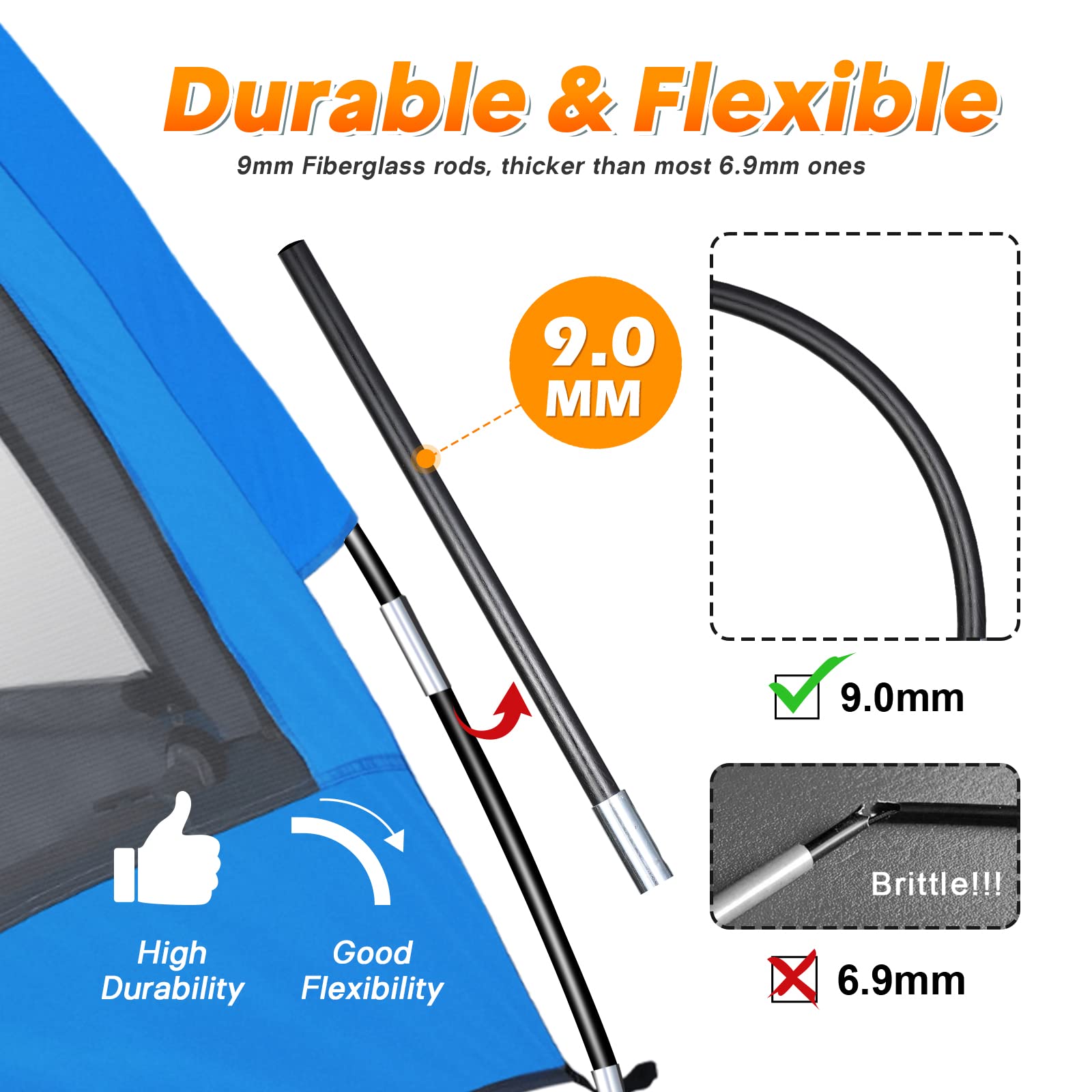 Beach Tent Sun Shade Shelter: 3-4 Person Large Anti-UV Windproof Portable Lightweight Tent Canopy Cabana with Extendable Floor Outdoor