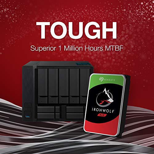 Seagate IronWolf 6TB NAS Internal Hard Drive HDD – 3.5 Inch SATA 6Gb/s 7200 RPM 256MB Cache for RAID Network Attached Storage (ST6000VN0033)