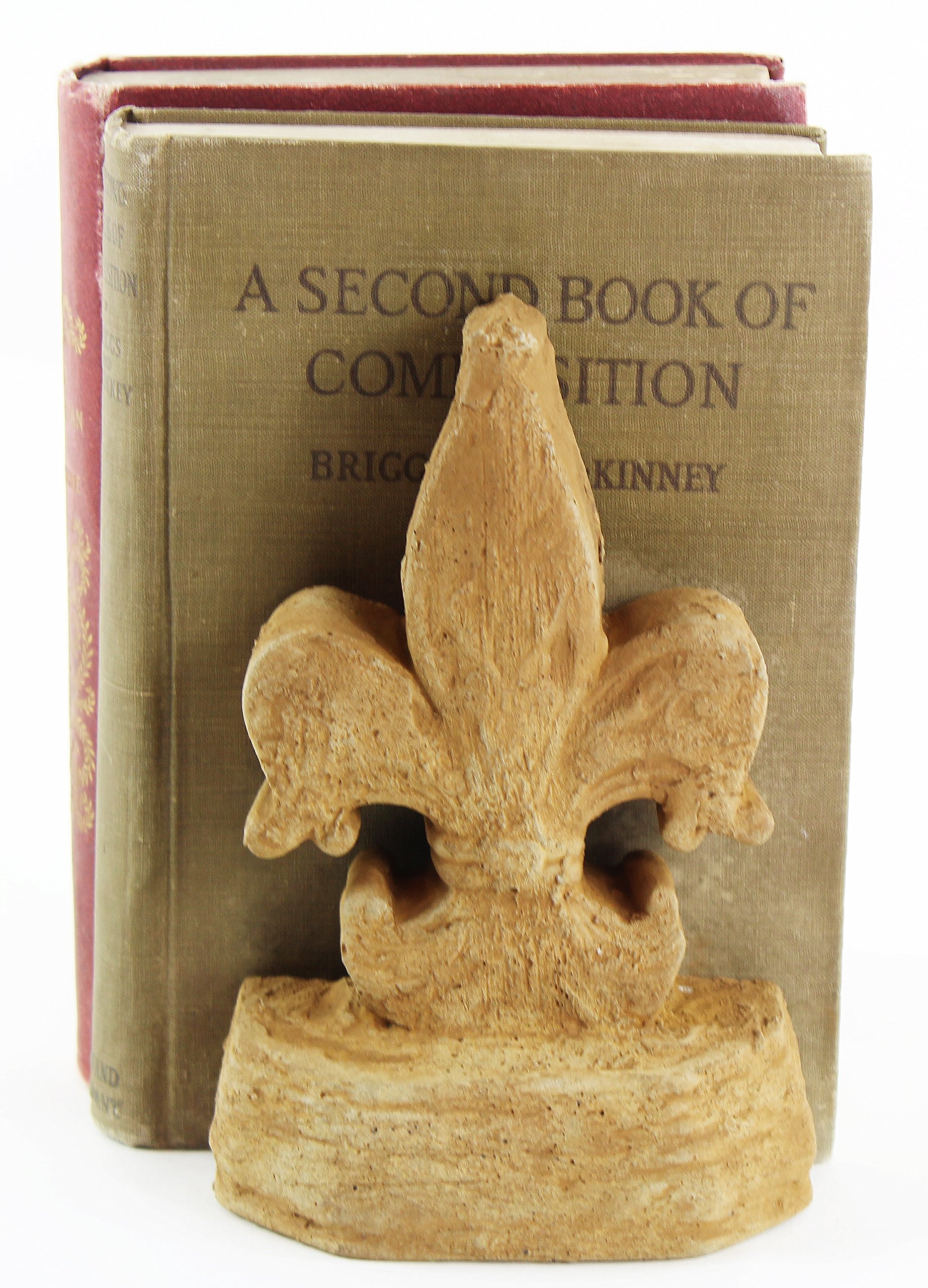 Fleur de Lis Bookends Home and Garden Shelf Decoration