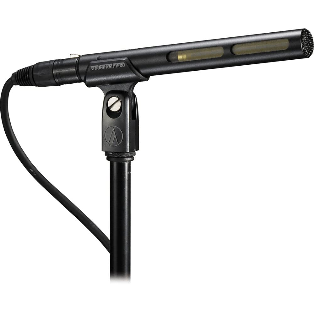 Audio-Technica AT875R Short Shotgun Microphone Bundle with Auray DUSM-1 Universal Shockmount and 20' XLR-XLR Cable