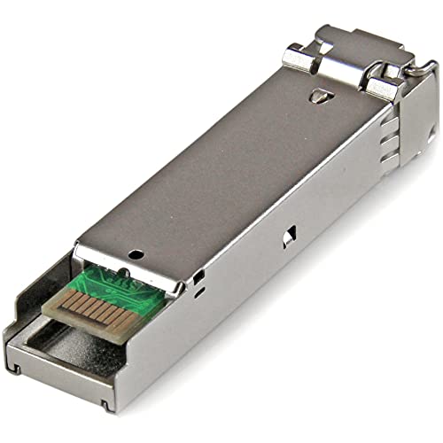 StarTech.com MSA Uncoded Compatible SFP Module - 100BASE-LX - 100MbE Single Mode Fiber (SMF) Optic Transceiver - 100Mb Ethernet SFP - LC 10km - 1310nm - DDM (SFP100BLXST),Silver