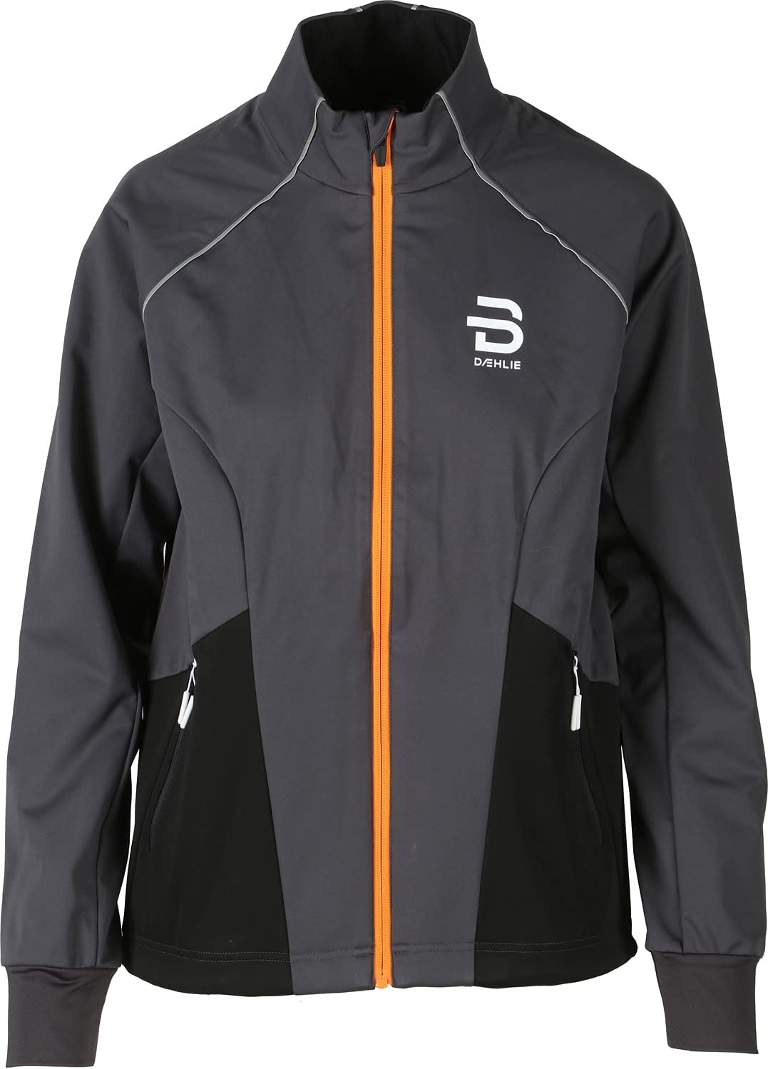 B DÆHLIE Daehlie Women's Ridge Ski Jacket - Softshell Training Full Zip Coat, Cashmere Blue, Small