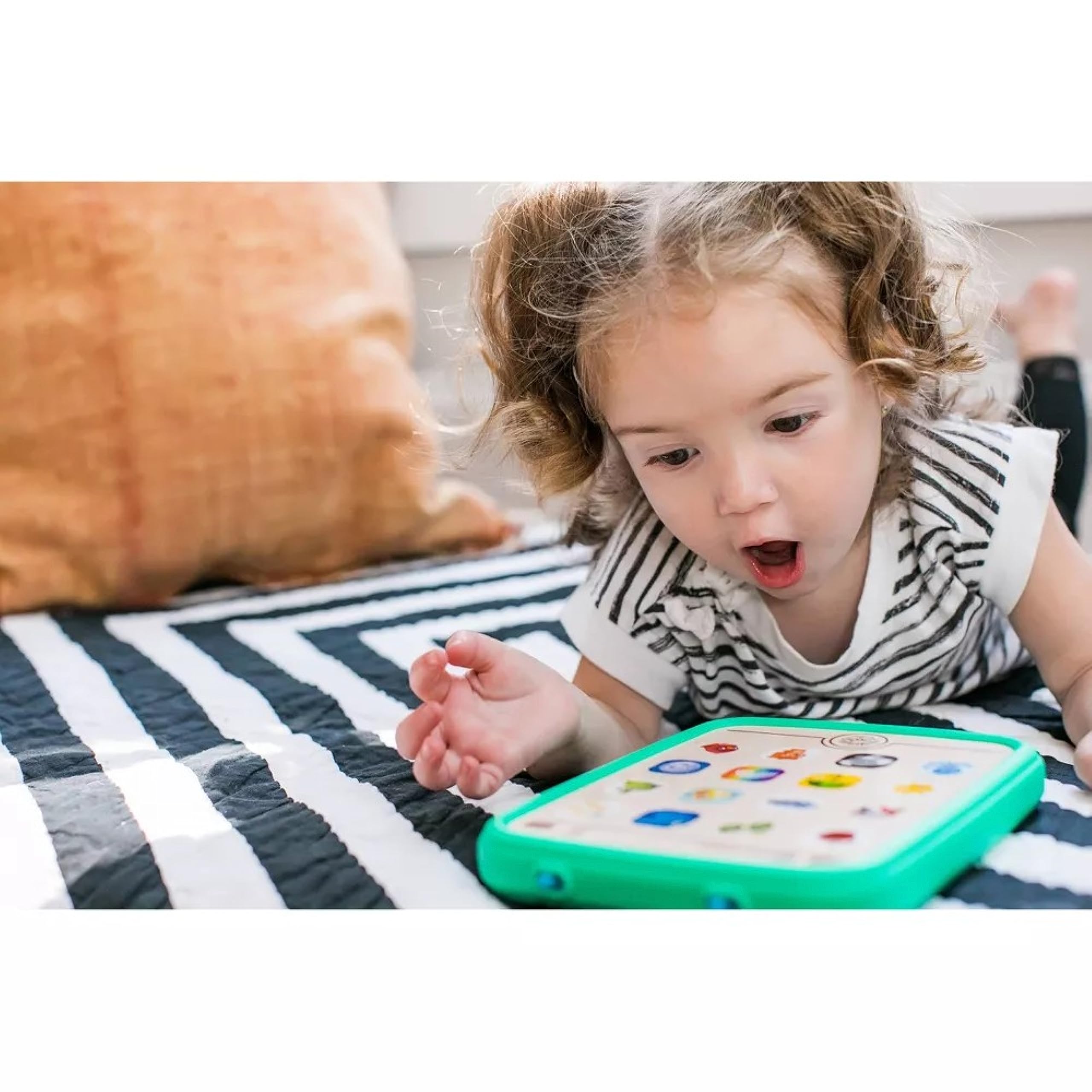 Baby Einstein Magic Touch Curiosity Tablet Wooden Musical Toy, 6 Months +