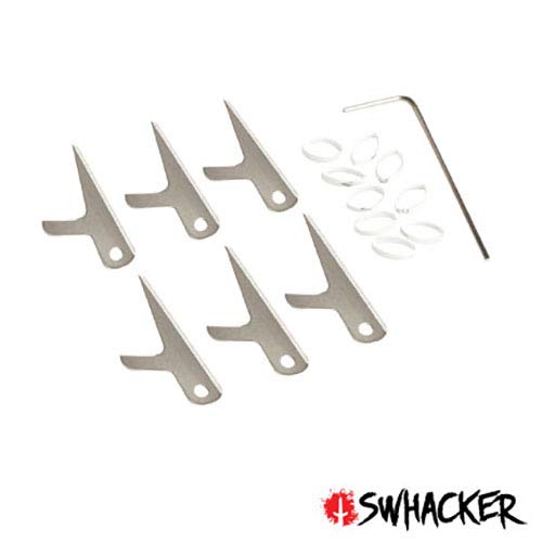 Swhacker Set of 6-125 Grain 2.25 Inch Replacement Blades