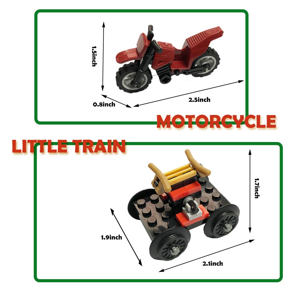 JIMUJIA Building Blocks Toys 583 Pieces Classic Train Set with Station Construction Brick Education Learning Toys for Kids 6+ Birthday for Boys and Girls Train Combination