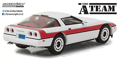 Greenlight Collectibles - 1:43 The A-Team (1983-87 TV Series) - 1984 Chevrolet Corvette C4