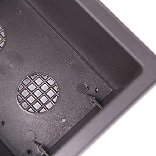 Bonsai Pots β 3pcs Bonsai Pot with Humidity Trays for Indoor Plants β Bonsai Pots with Drainage Tray and Built-In Mesh β Durable Plastic Bonsai Tree Pot with Irrigation Holes β 9"D x 6.7"W x 3"H