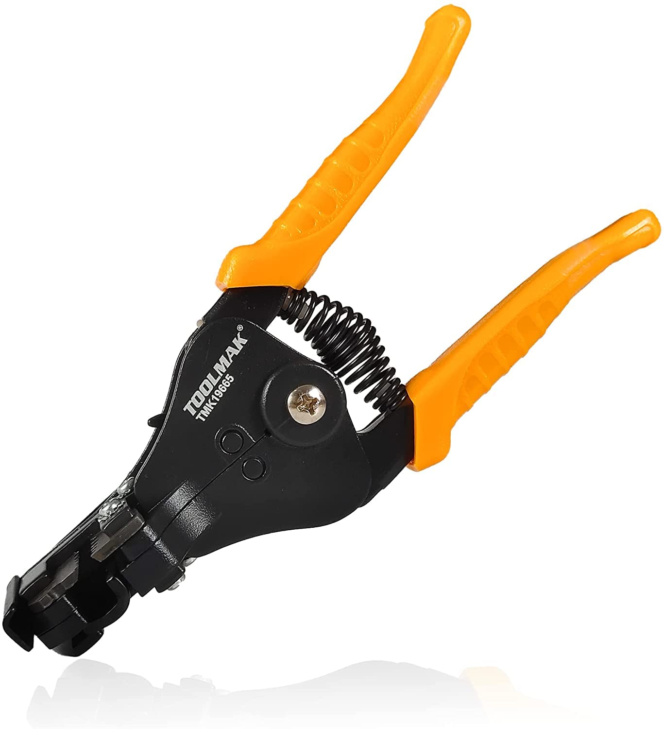 Automatic Wire Stripper TOOLMAK 7 inch Wire Cutter Wire Stripper Heavy Duty Wire Stripper Tool for 8-22 AWG Wirer Electronic and Automotive Repair