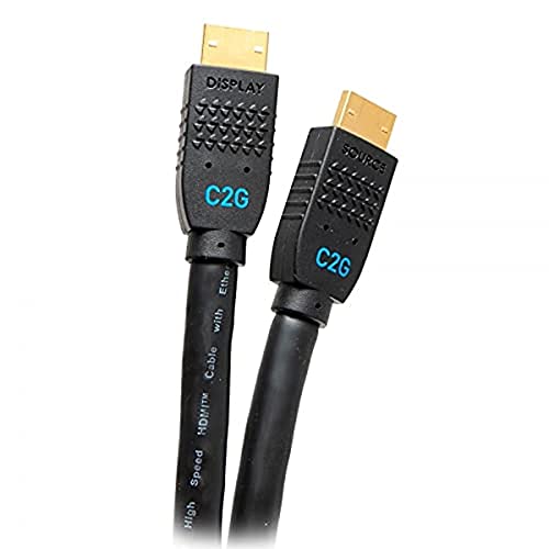 C2G 25ft Ultra Flexible 4K Active HDMI Cable Gripping 4K 60Hz - In-Wall M/M - 25 ft HDMI A/V Cable for Computer, Projector, Monitor, Blu-ray Player, DVD Player, Audio/Video Device - First End: 1 x HDM