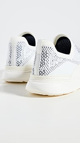 APL: Athletic Propulsion Labs Women's TechLoom Bliss Sneakers, Ivory/Navy/Rose Dust, White, 5 Medium US
