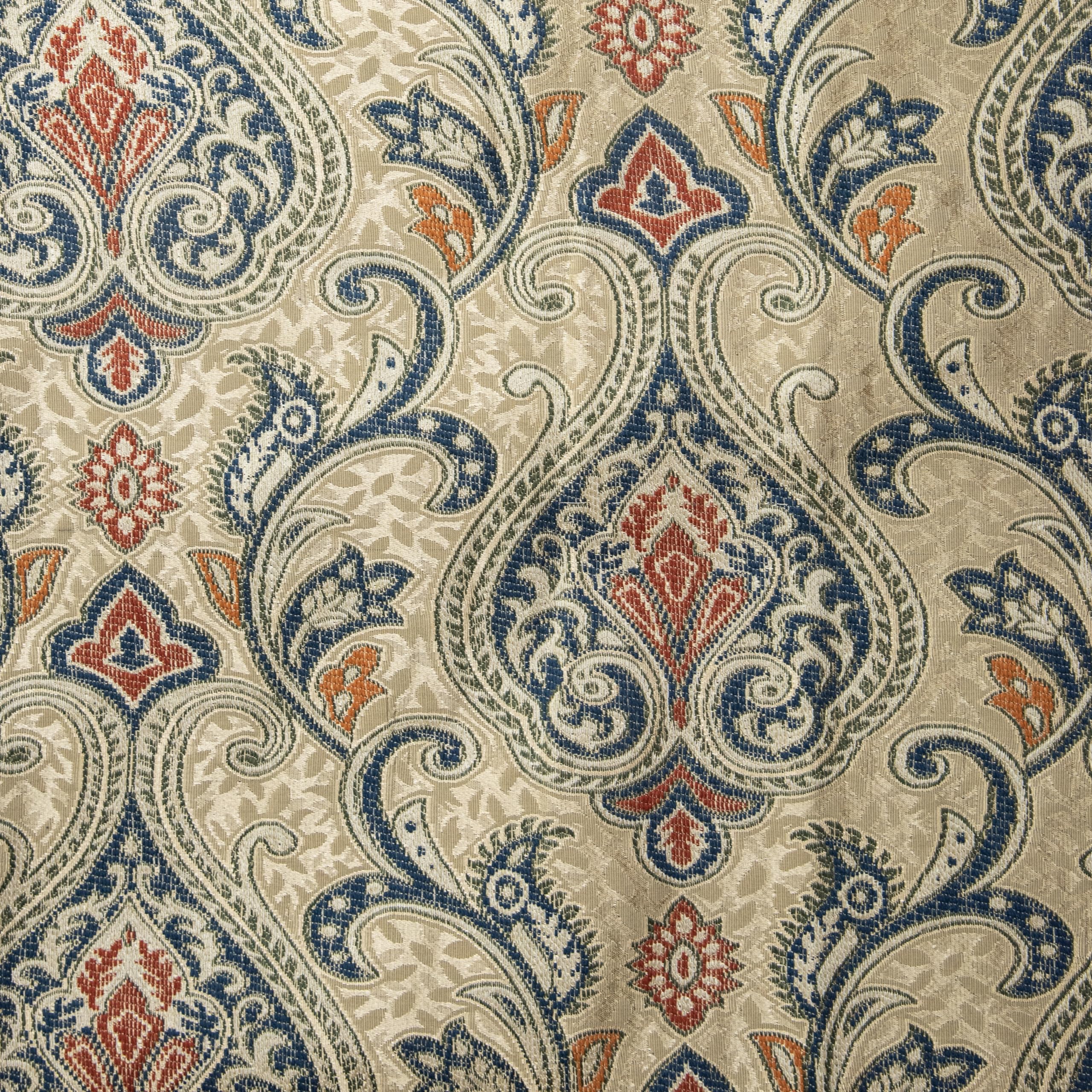 Decora Furnishings Vintage Versailles Damask Design Luxurious Classic Jacquard Fabric Upholstery Cushion Dining Chair Window Treatment Craft Renaissance Rococo Victorian 54" Width by The Yard (Cream)