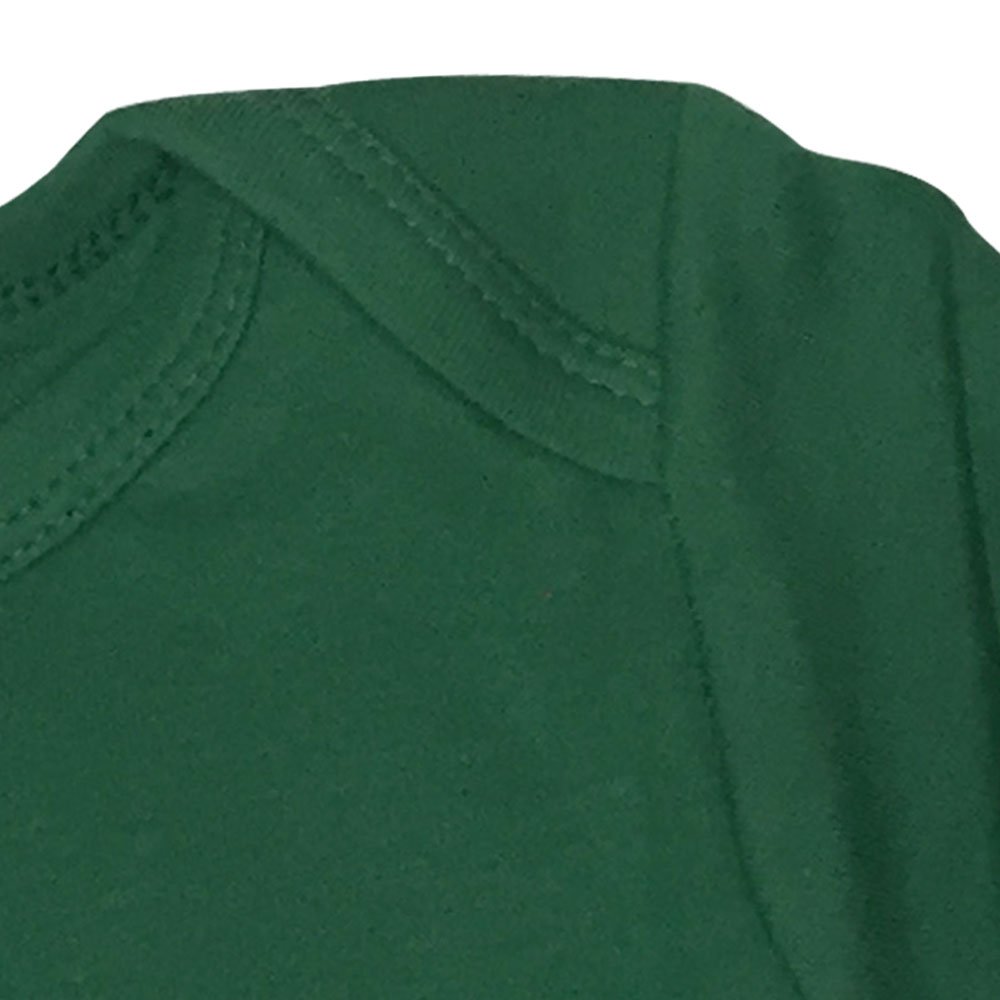Laughing Giraffe Baby Long Sleeve Onesie - 100% Cotton (12-18 Months, Kelly Green)
