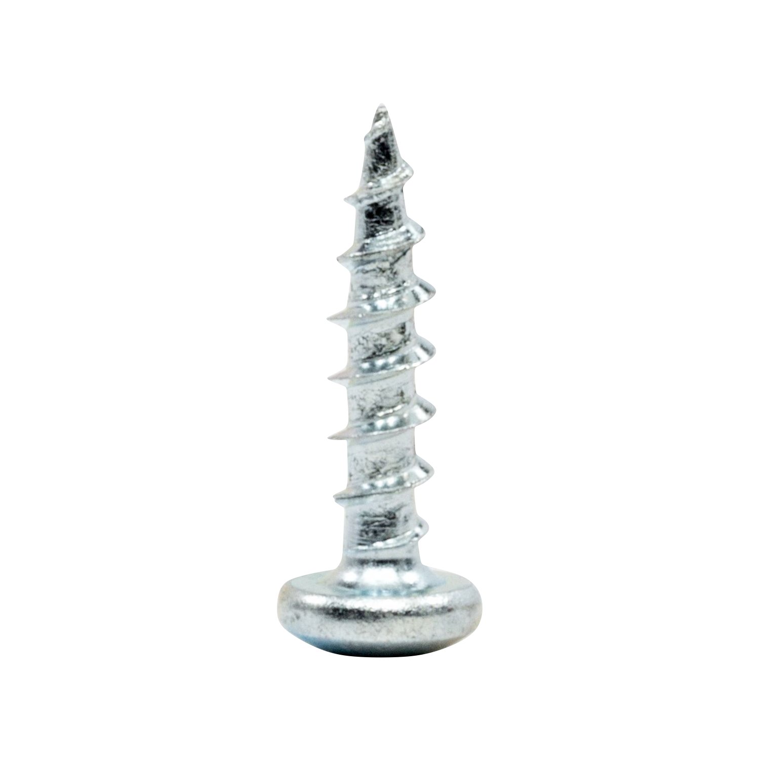 Rok Hardware 100 Pack #8 x 3/4" Deep Coarse Thread Phillips Pan Head Wood Screws Zinc Plated MDF