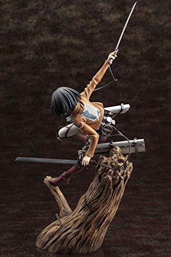 Kotobukiya Attack On Titan: Mikasa Ackerman (Renewal Package Variant) ArtFX J Statue, Multicolor