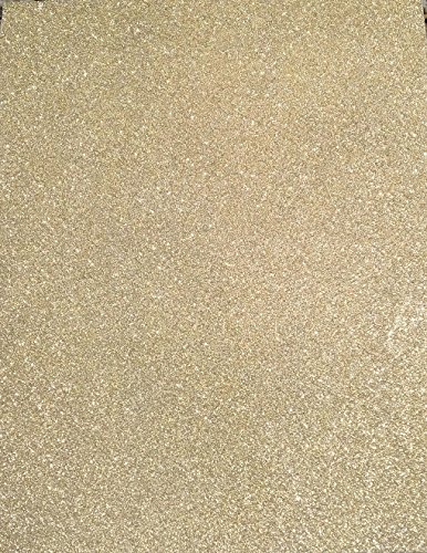 MirriSparkle Gold Touch Glitter Cardstock Paper from Cardstock Warehouse 8.5 x 11 inch- 16 PT/280gsm - 10 Sheets