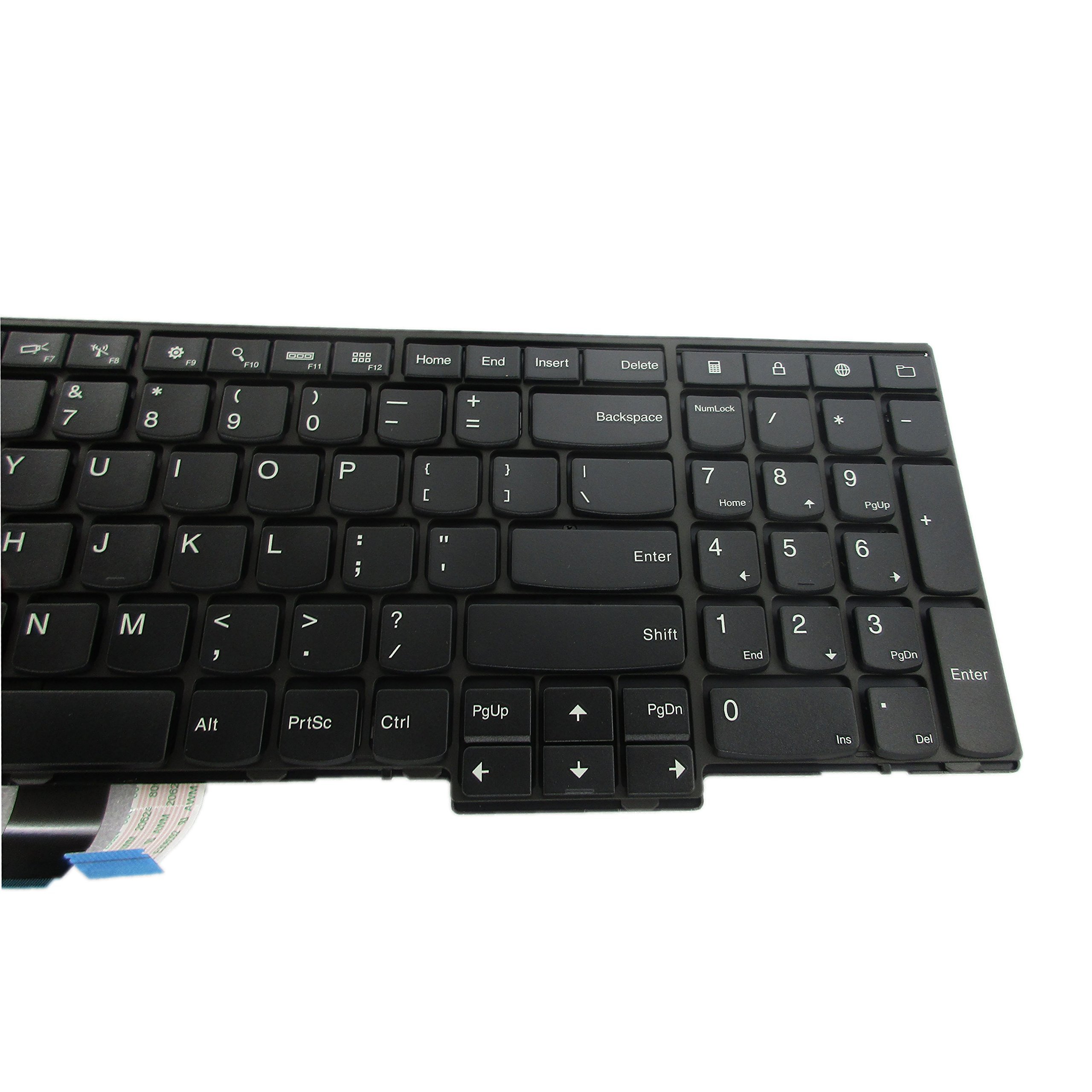 SUNMALL New Laptop Keyboard Replacement with (Frame and Pointer) Compatible with IBM Lenovo ThinkPad Edge E531 W540 W541 W550 W550S T540 T540P T550 Series Fit P/N 0C45254 04Y2465 no Backlit