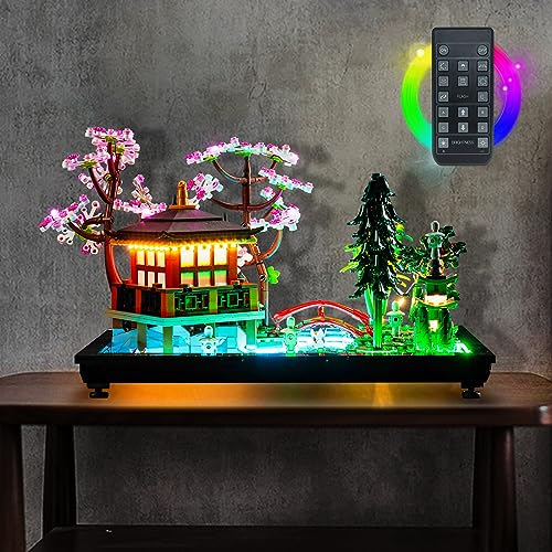 BrickBling LED Light for Lego Tranquil Garden 10315 Building Set (Model Not Included), Remote Control Version Lighting for Lego Zen Garden