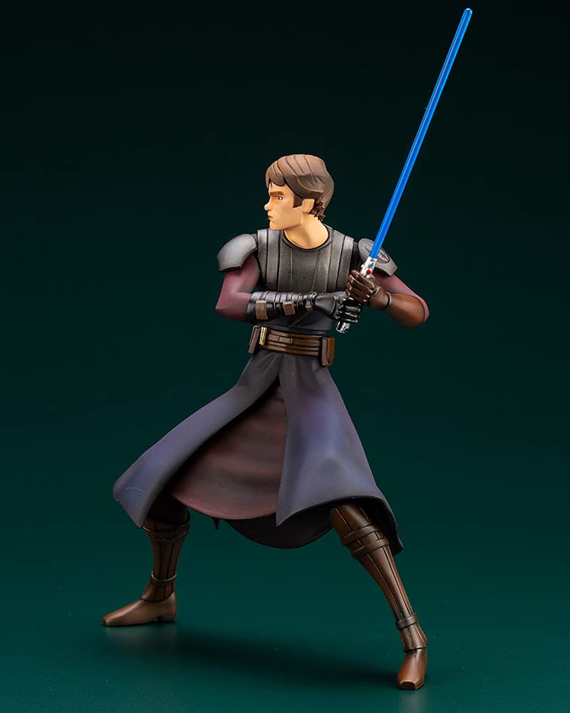 Kotobukiya Star Wars: The Clone Wars: Anakin Skywalker ArtFX+ Statue, Multicolor