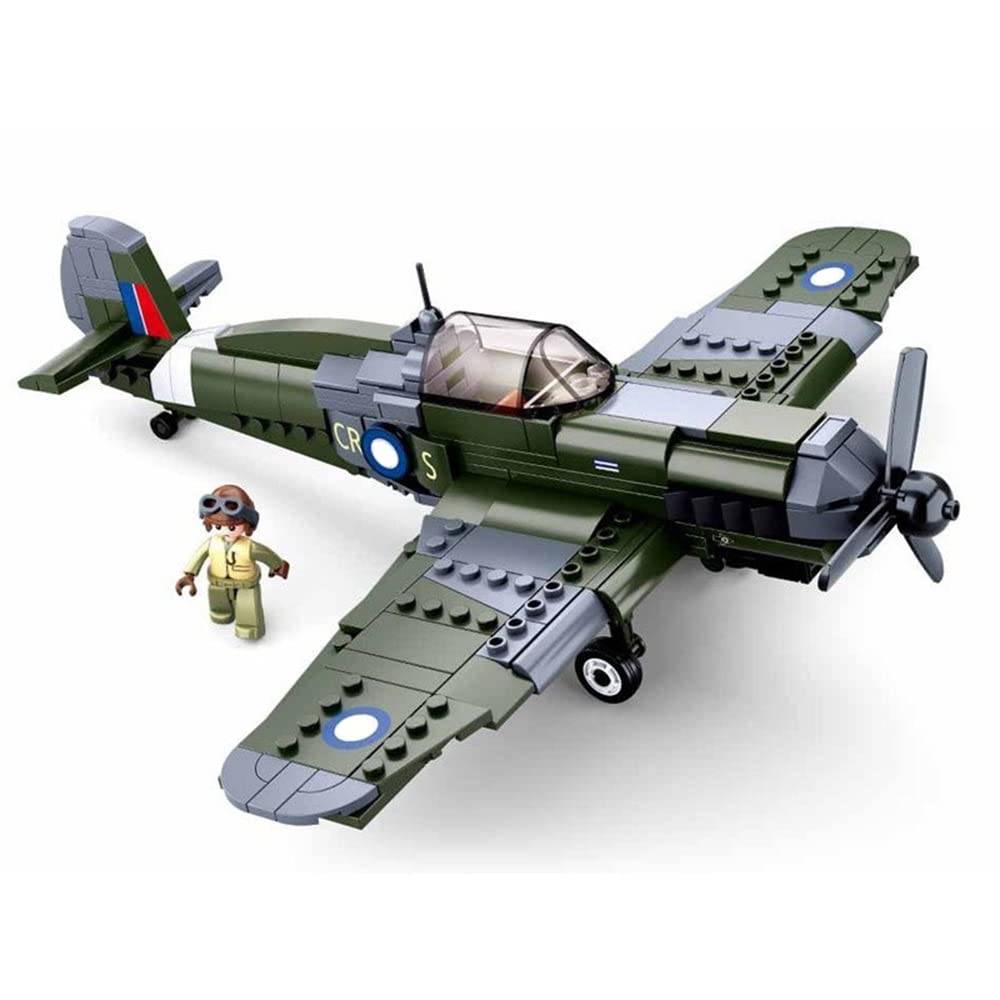 Bomber Plane Army Toys Fighter Iron Empire Military Bombing Plane Building Block World War 2 Model Toy Brick Building Army Airplane Set,Toys Gifts for Kid and Adultďź290PCSďź