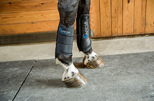 Shires ARMA Air Motion Brushing Boots (Black, Full)