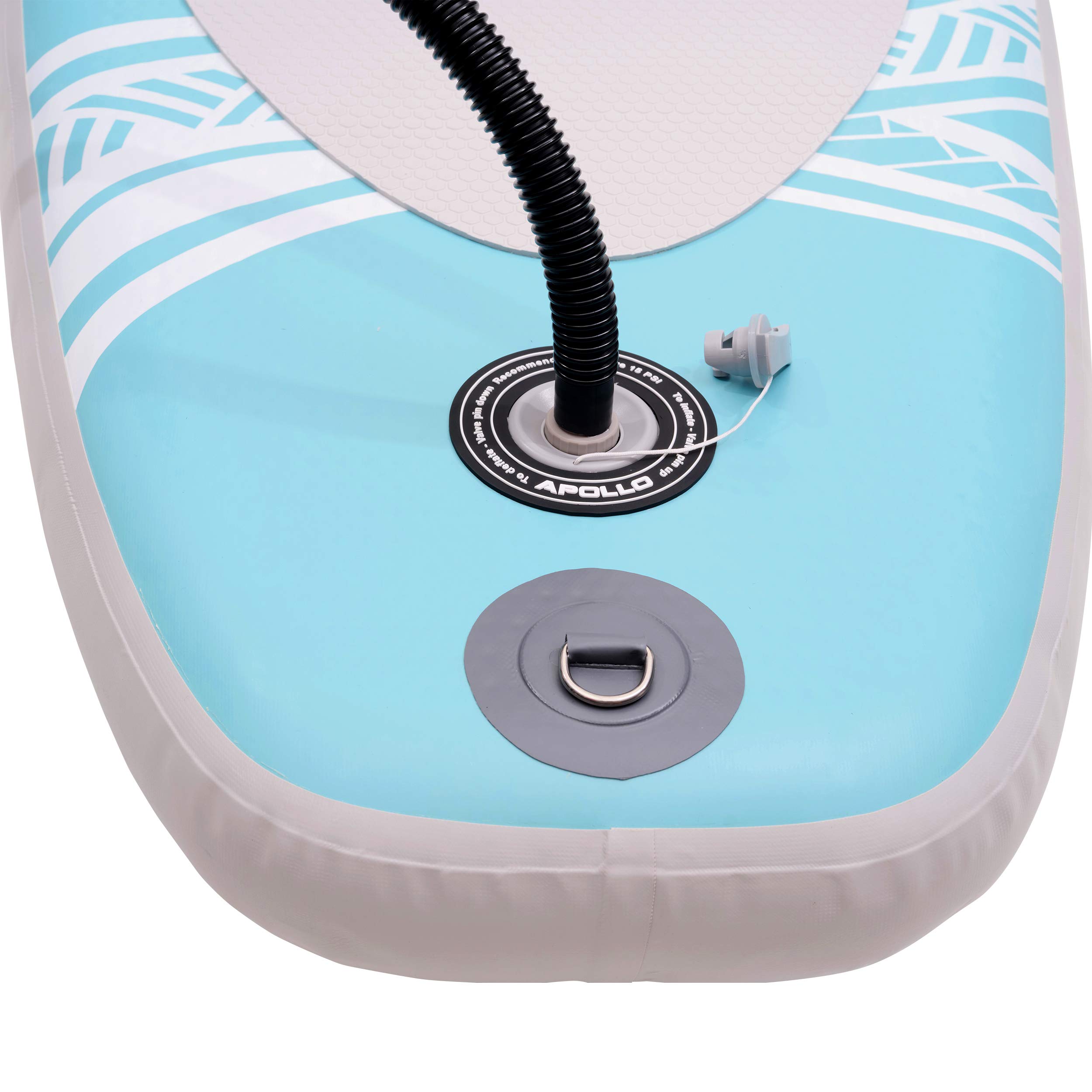 APOLLO Stand-Up Paddleboards - Inflatable SUP Stand Up Paddle Board (9 ft x 30 inch) Standup Paddle Board Inflatable, Premium Backpack/Bag, Non-Slip Deck, Leash, Paddle & Pump