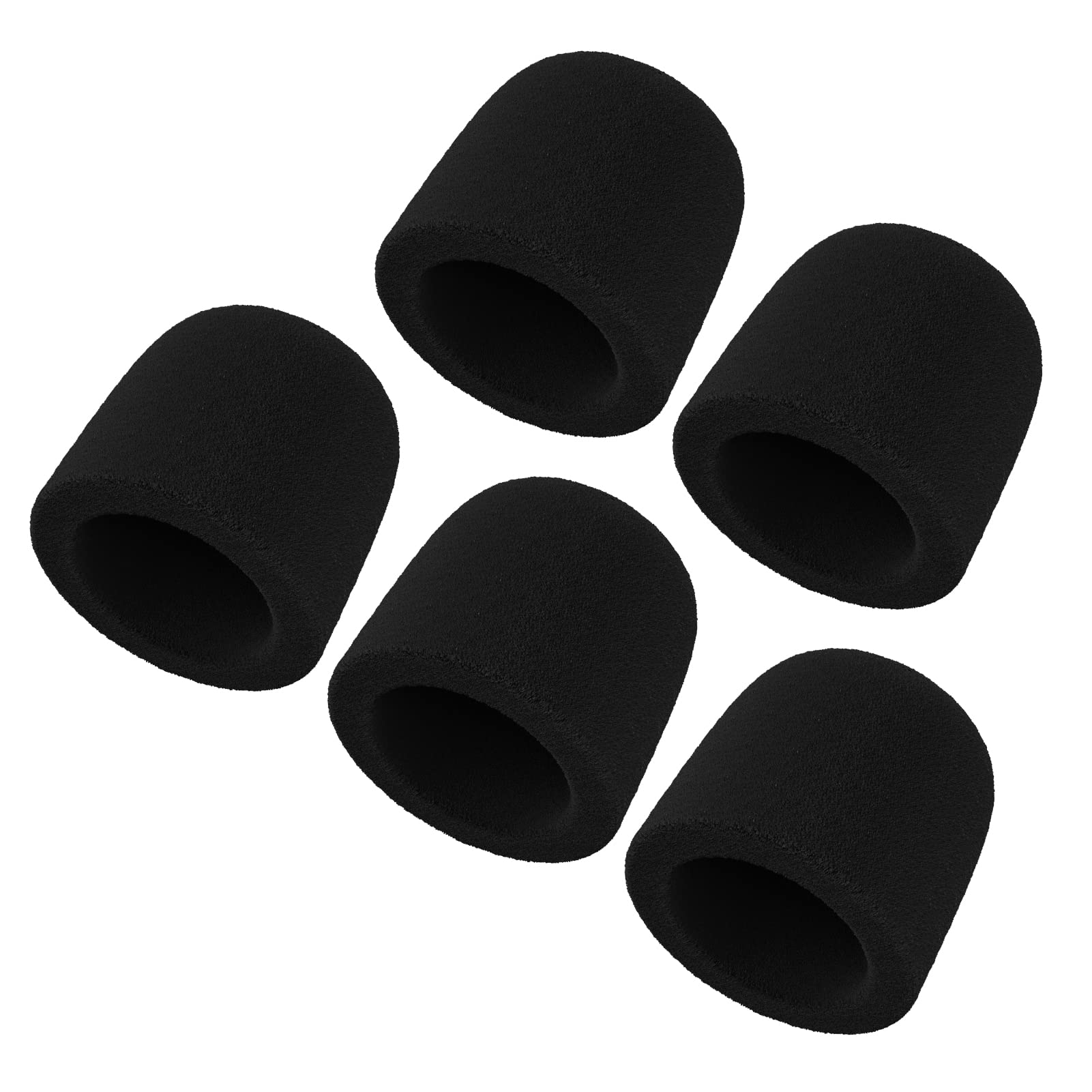 BONAOK 5 Pack Microphone Cover, Foam Mic Covers Microphone Windscreen Universal for Most Handheld Wireless Karaoke Microphone(5 PCS)