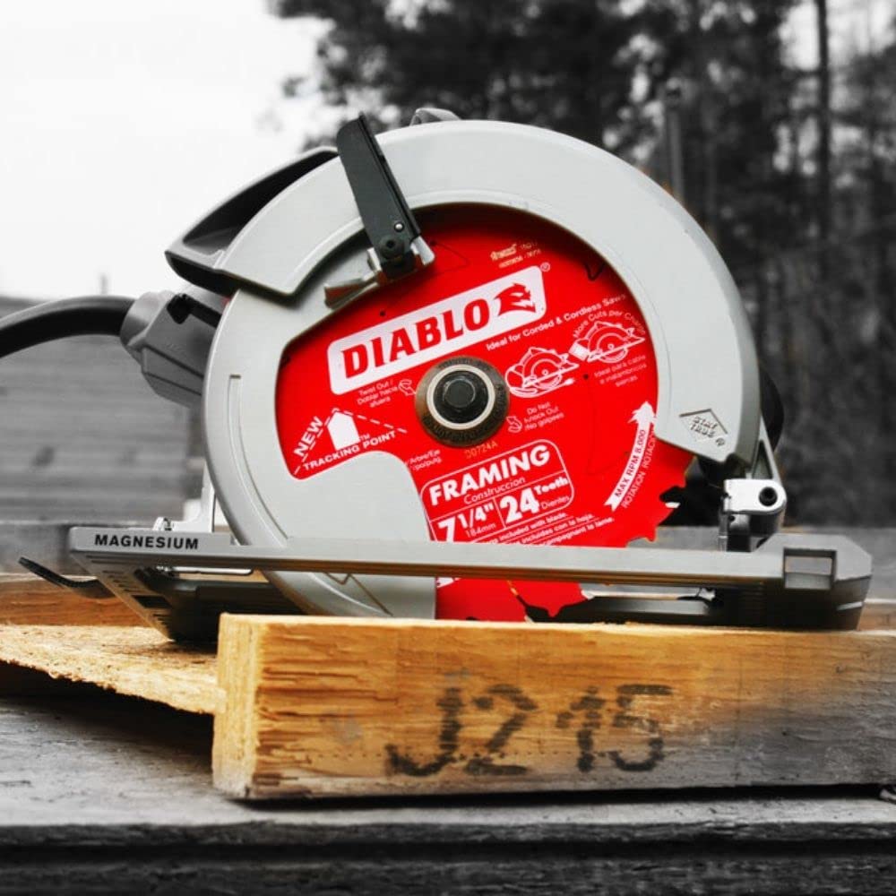 Diablo 2-Pack of 7-1/4 inch x 24 Tooth Framing Circular Saw Blades - D0724VPX