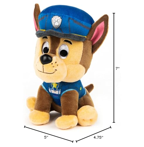 GUND PAW Patrol: The Movie Chase Plush Toy, Premium Stuffed Animal for Ages 1 and Up, 6”
