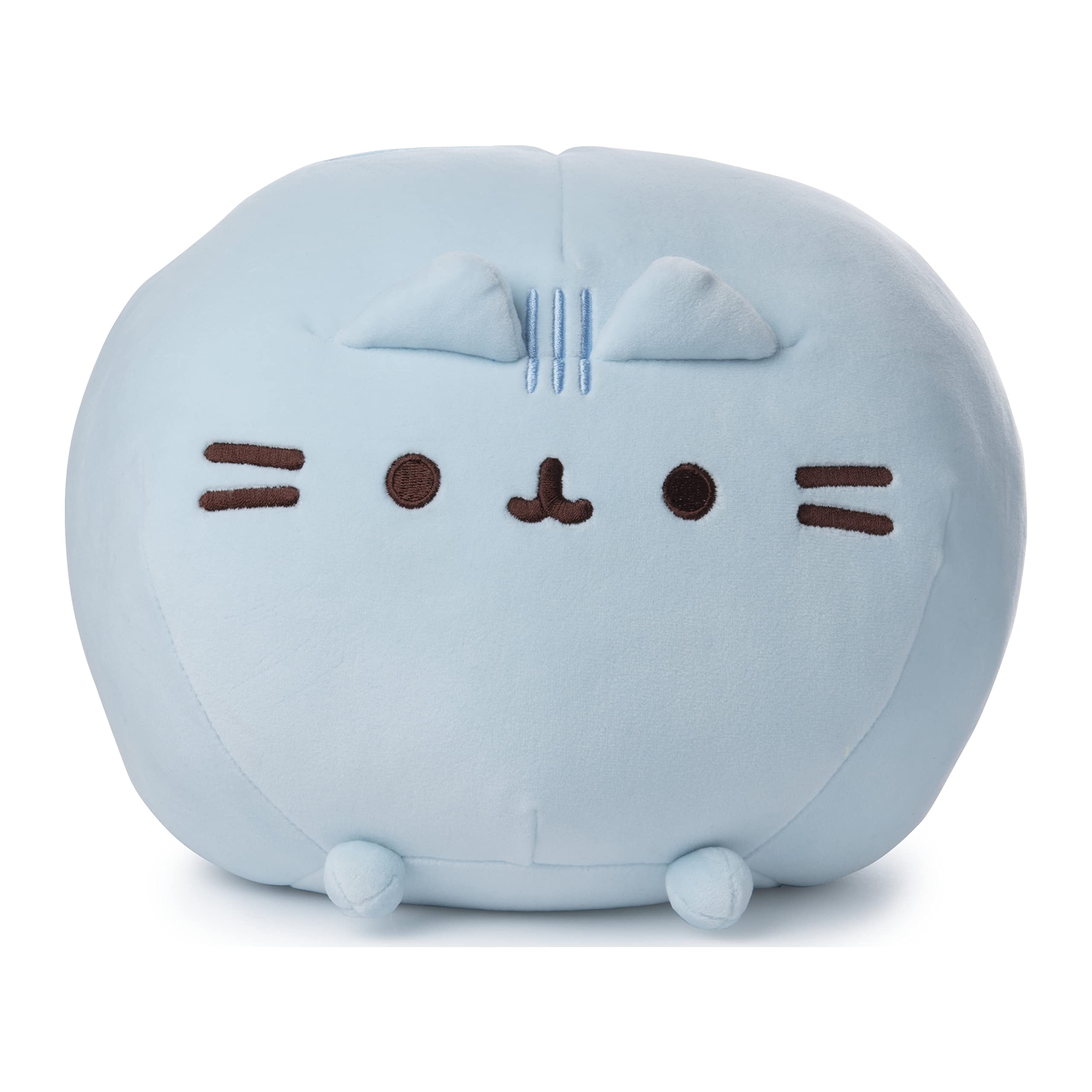 GUND Pusheen Squisheen Squishy Round Plush Stuffed Cat for Ages 1 and Up, Blue, 11â