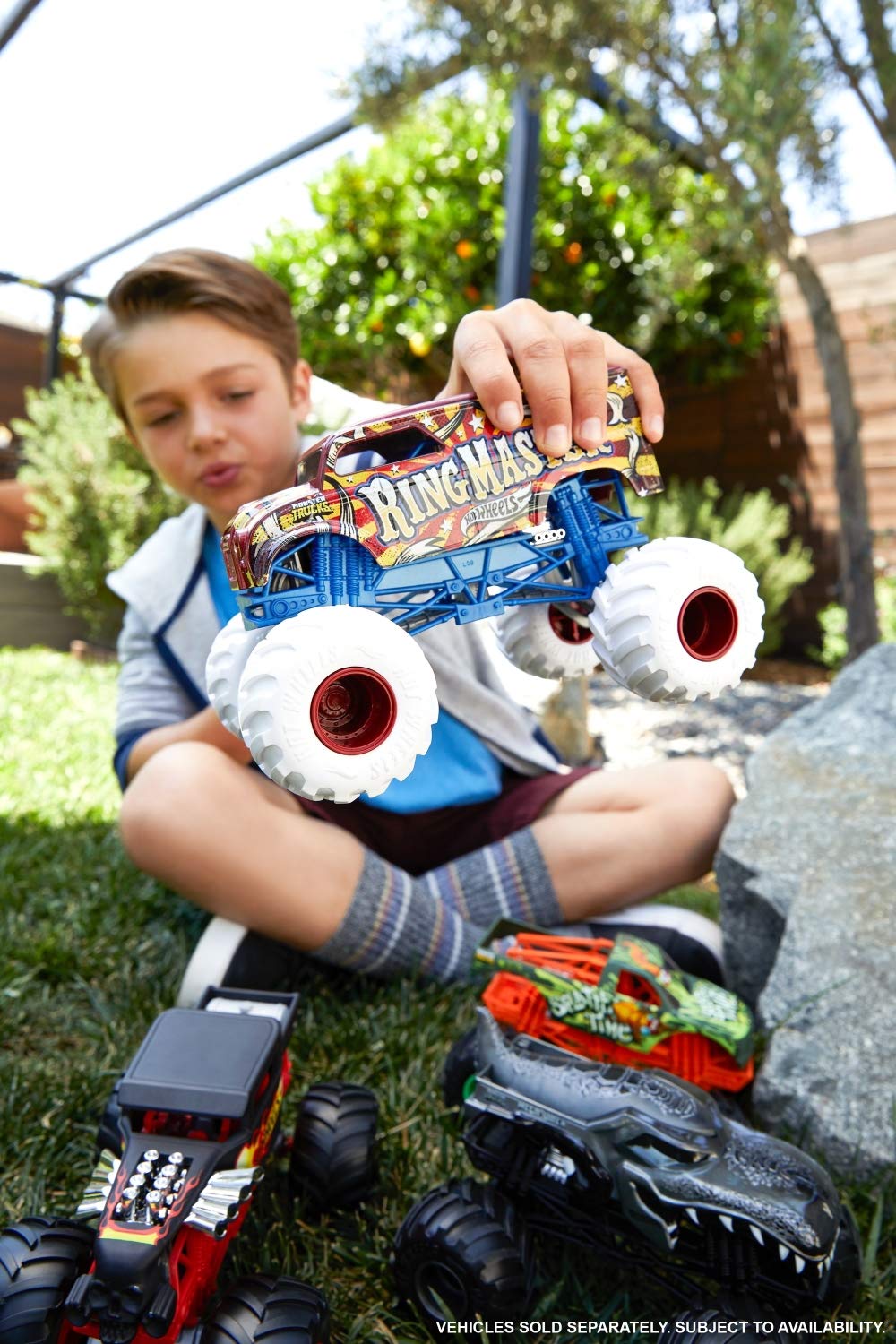Hot Wheels Monster Trucks 1:24 Scale Pizza Co Vehicle for Kids Age 3 4 5 6 7 8 Years Old Great Gift Toy Trucks Large Scales