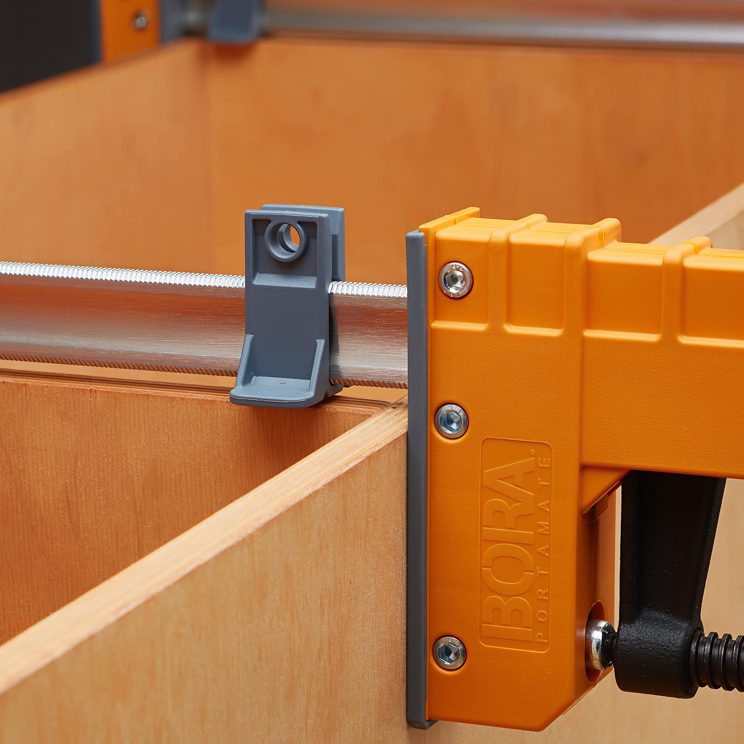 Bora 50" Parallel Clamp Set, 2 Pack of Woodworking Clamps with Rock-Solid, Even Pressure, 571150T