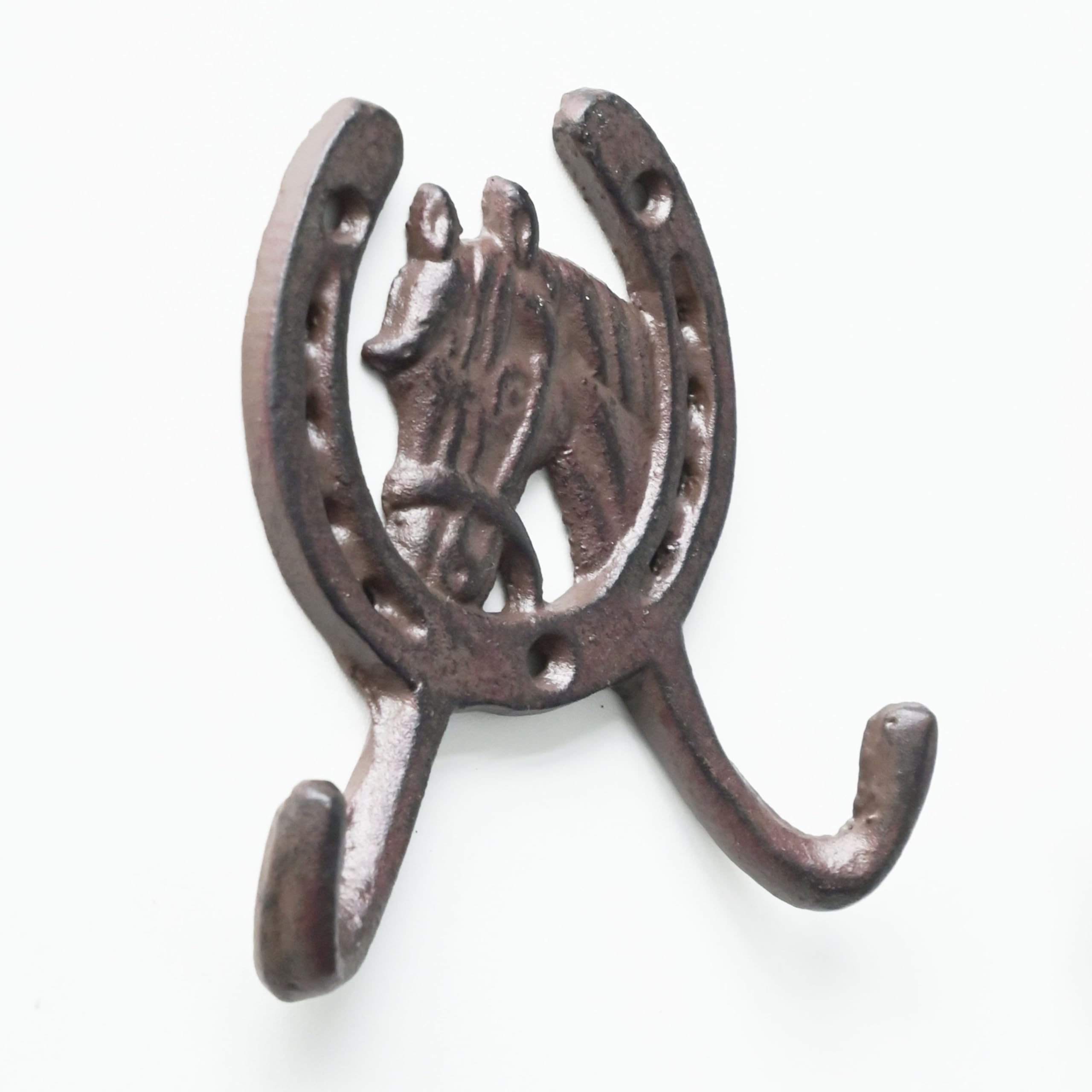 Remenna Cast Iron Decorative Wall Hooks Coats Aprons Hats Towels Hooks Beach Ocean Theme Chic Metal Hooks for Coats, Aprons, Hats, Towels, Pot Holders, More… (Ocean Theme (Set of 3))
