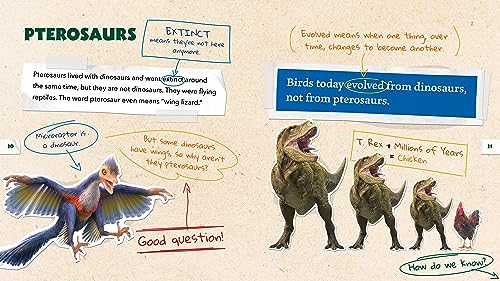 Dino Dana: Dino Field Guide: Pterosaurs and Other Prehistoric Creatures! (Dinosaurs for Kids, Science Book for Kids, Fossils, Prehistoric)