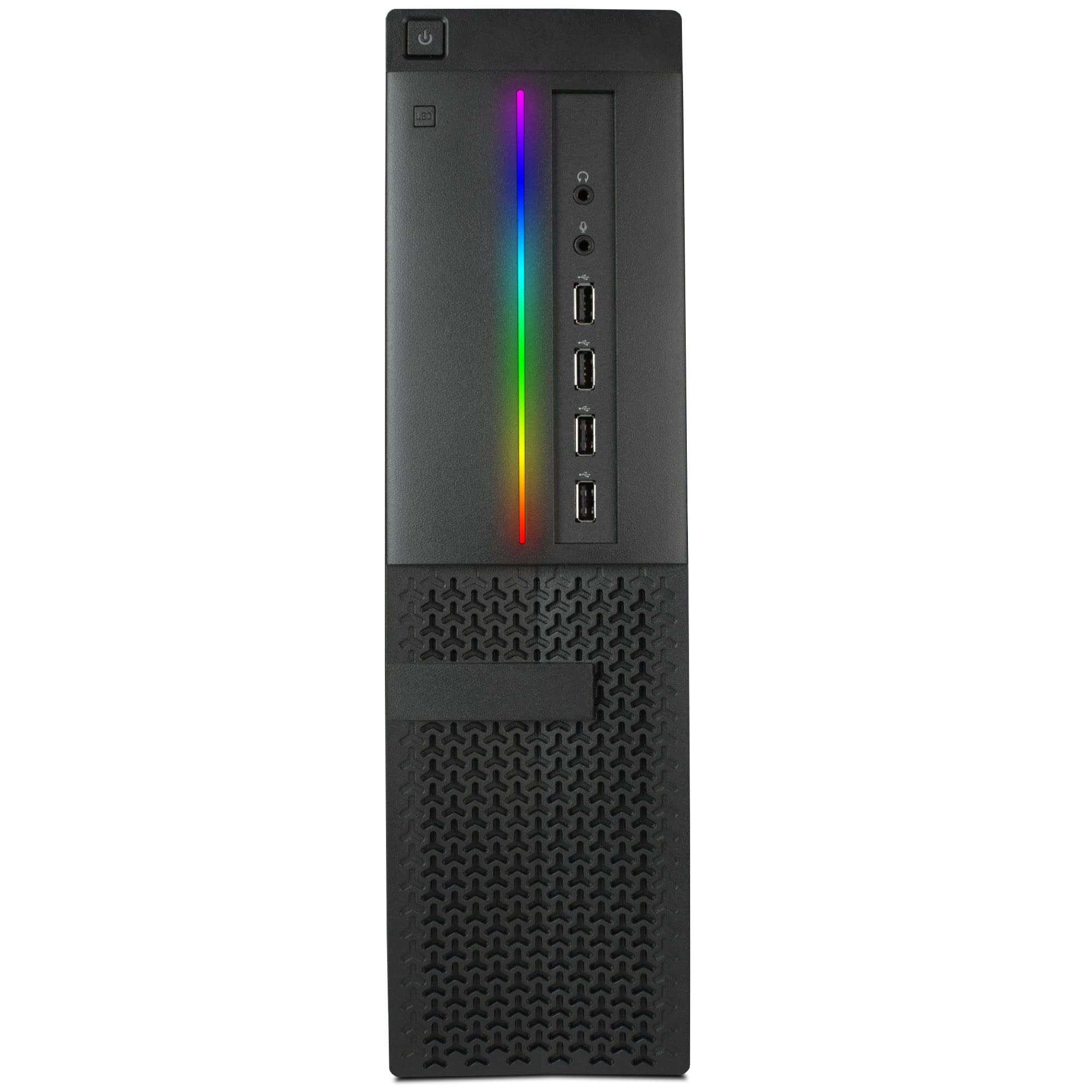 Dell Desktop Computer PC w/RGB Lighting | Intel Quad-Core i5 | 8GB DDR3 RAM | 500GB SSD + 1TB HDD | WiFi + Bluetooth | Windows 10 (Renewed)