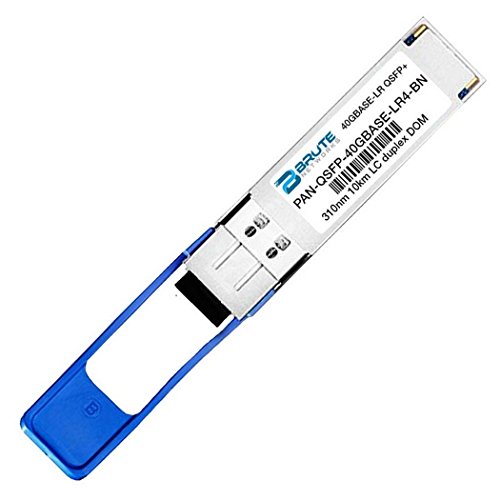 Brute Networks PAN-QSFP-40GBASE-LR4-BN - 40GBASE-LR 10km SMF 1310nm QSFP+ Transceiver (Compatible with OEM PN# PAN-QSFP-40GBASE-LR4)