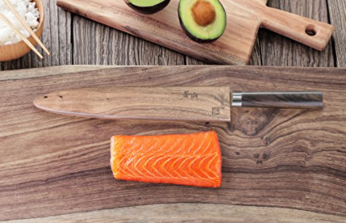 Cangshan J Series 62786 X-7 Steel Sashimi Chef Knife With Walnut Sheath, 10-Inch