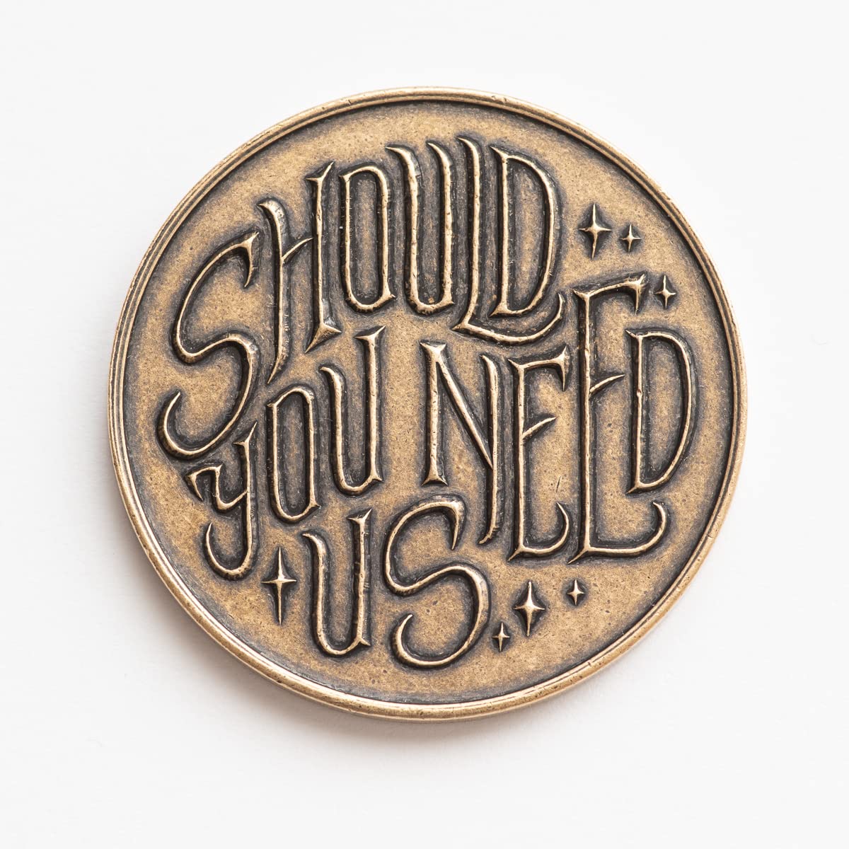 Labyrinth | Should You Need Us Bronze Friendship Token
