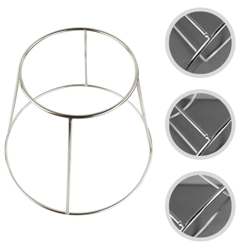 BESTonZON Metal Pizza Tray Holder Pizza Box Riser Stainless Steel Seafood Serving Display Stand Tabletop Baking Pan Platter Stands for Home Restaurant Accessory 15-27cm