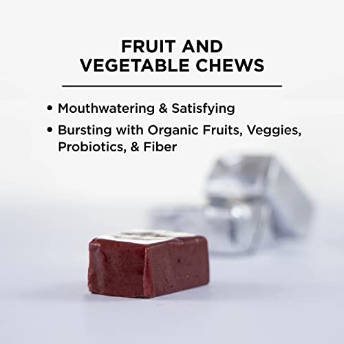 Beyond Fresh Fruit & Vegetable Chews, Concentrated Superfood Supplement,12 Fruits and Vegetables with Probiotics, Natural Source of Energy, Berry Flavor, 60 Count, Multicolor