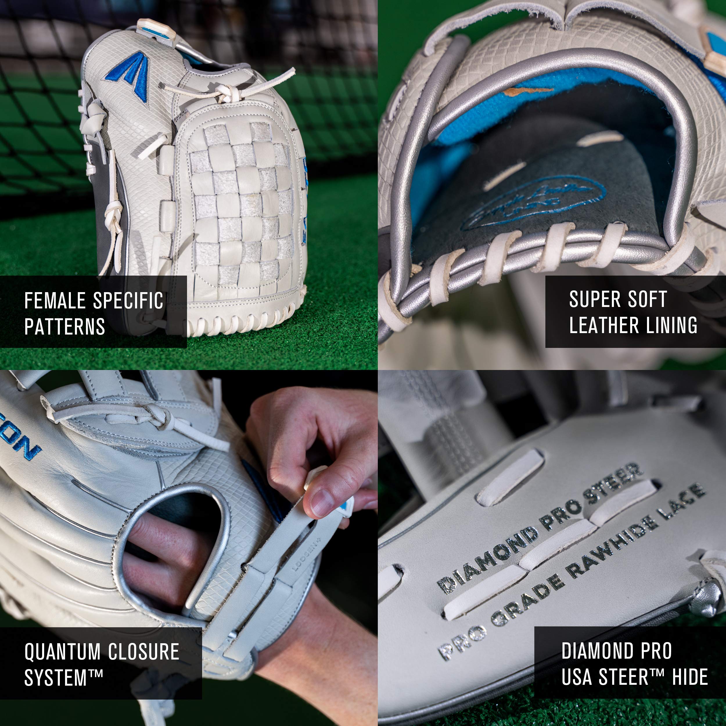 Easton Ghost Tournament Elite Fastpitch Softball Glove, 12.75, LHT, GTEFP1275