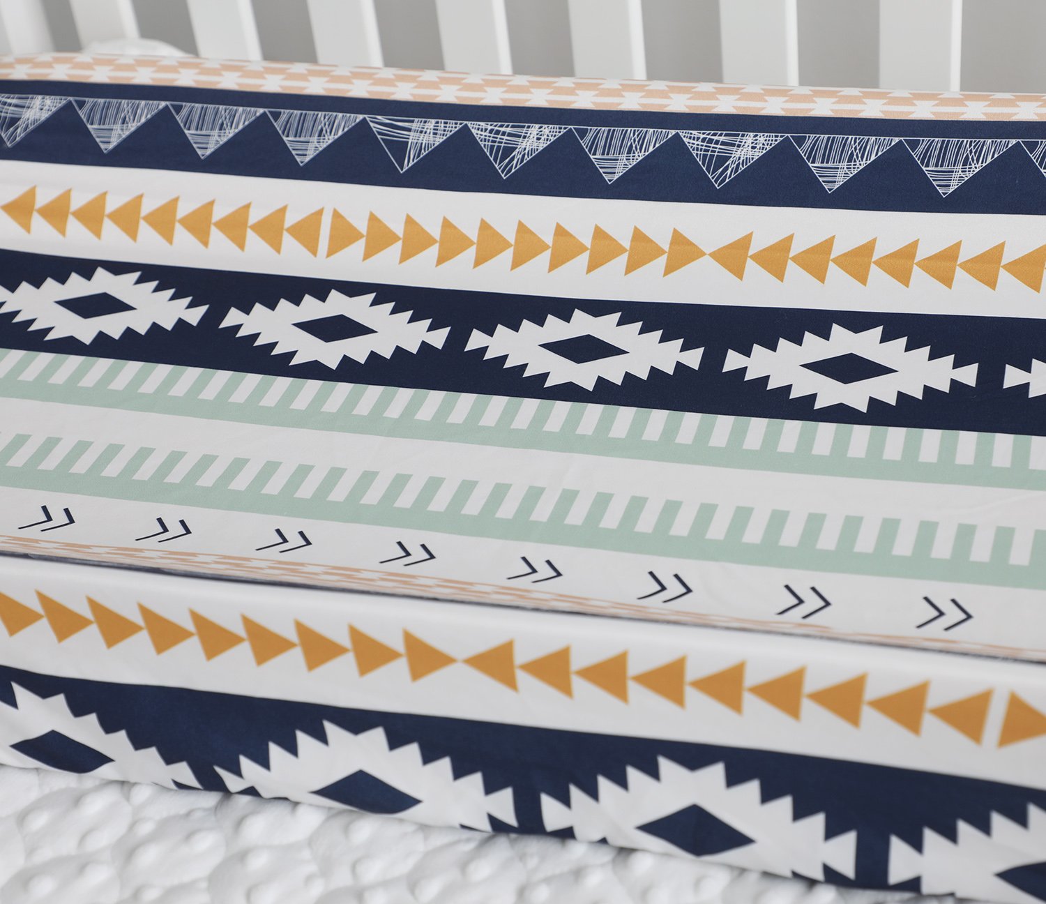 Baby Boy Crib Bedding Aztec Changing Pad Cover (Aztec)