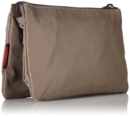Follis Franc L Wristlet Wallet, RFID Blocking and Coin Pocket, Large, Womens, Sepia/Brown