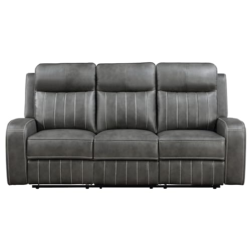 Coaster Home Furnishings Raelynn Upholstered Motion Reclining Sofa Grey